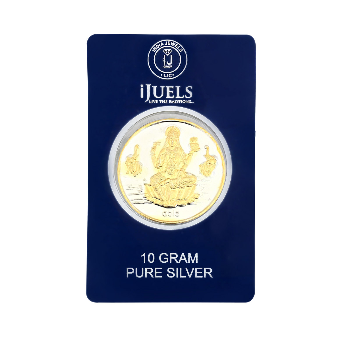 10 Grams 999 pure silver round 10gm Lakshmi ji Pure Silver coin with 2